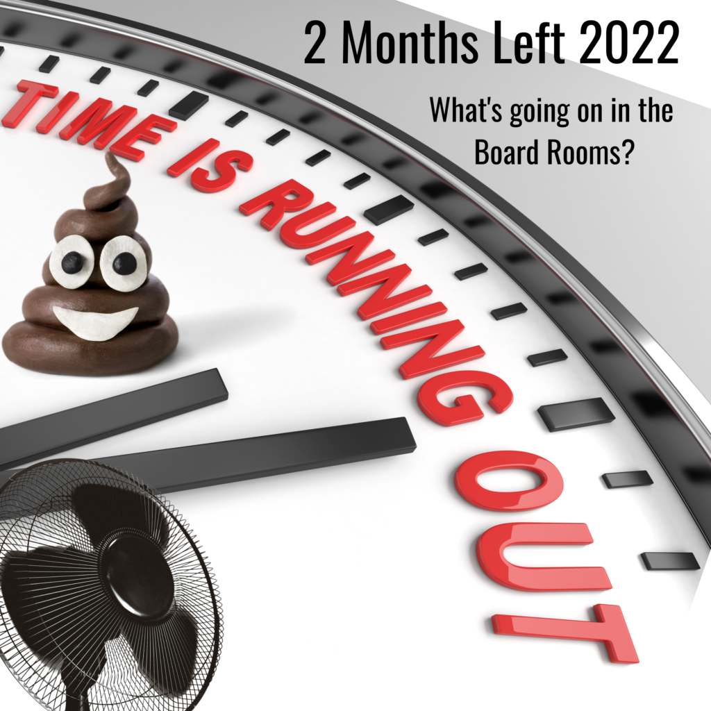 Two Months Left in 2022 - What's Going On in the Board Rooms? - Saasholes